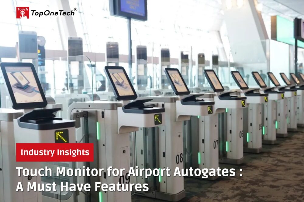 Touch Monitor for Airport Autogates : A Must Have Features - China's ...