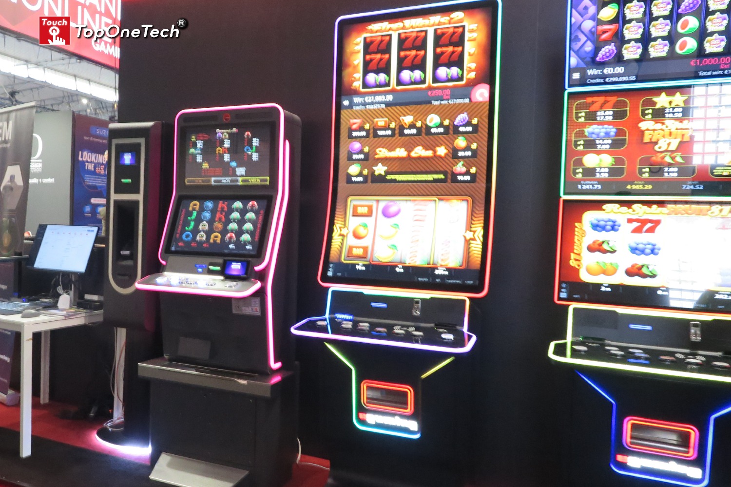 Top One Tech at ICE Barcelona: Touch Monitor for Gaming Industry ...