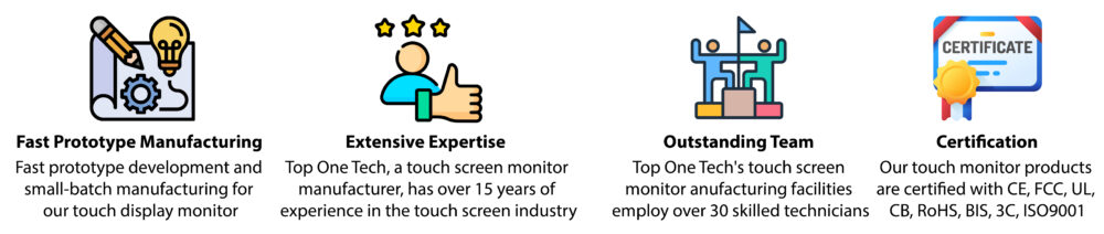Top One Touch - China's Premier Custom Touch Display Manufacturer